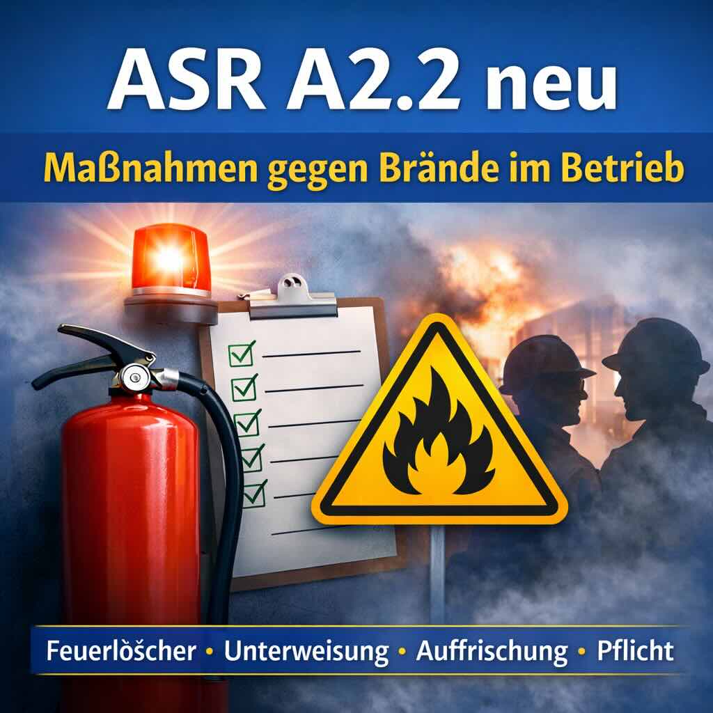 ASR A2.2 neu | Was Betriebe jetzt wirklich prüfen sollten